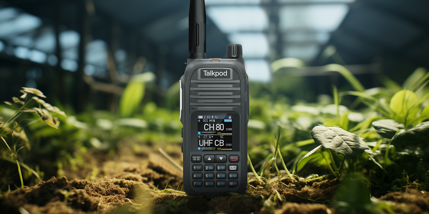 TALKPOD® A36PLUS HAM VHF/UHF DUAL-BAND FM TRANSCEIVER