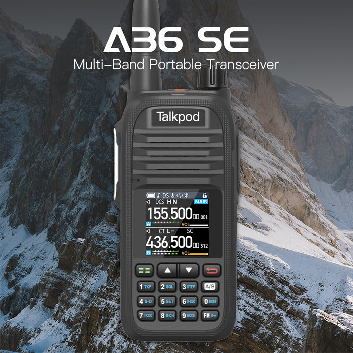 TALKPOD® A36SE UHF/VHF MULTI-BAND PORTABLE TRANSCEIVER