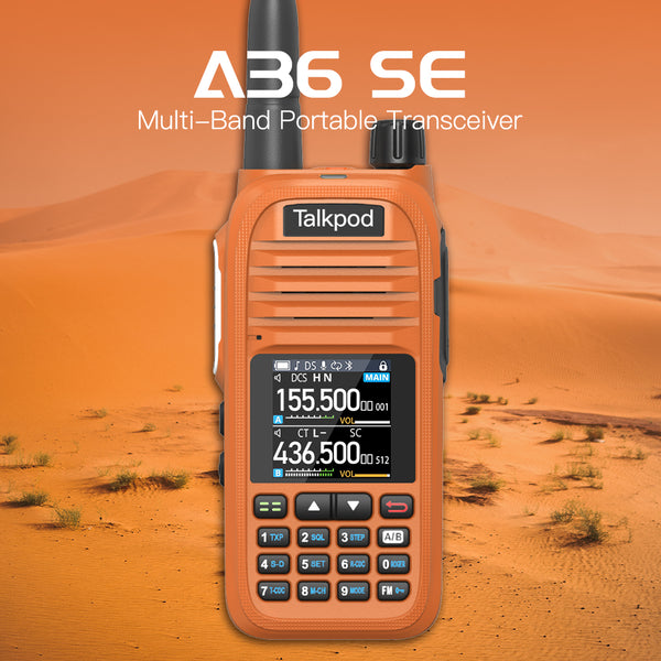 TALKPOD® A36SE UHF/VHF MULTI-BAND PORTABLE TRANSCEIVER