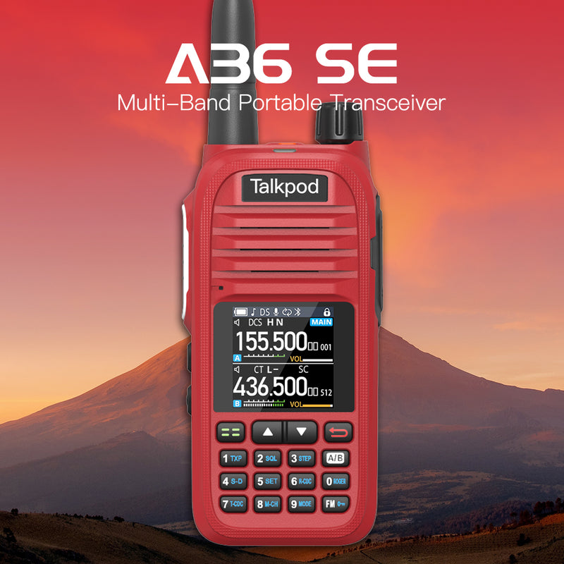 TALKPOD® A36SE UHF/VHF MULTI-BAND PORTABLE TRANSCEIVER