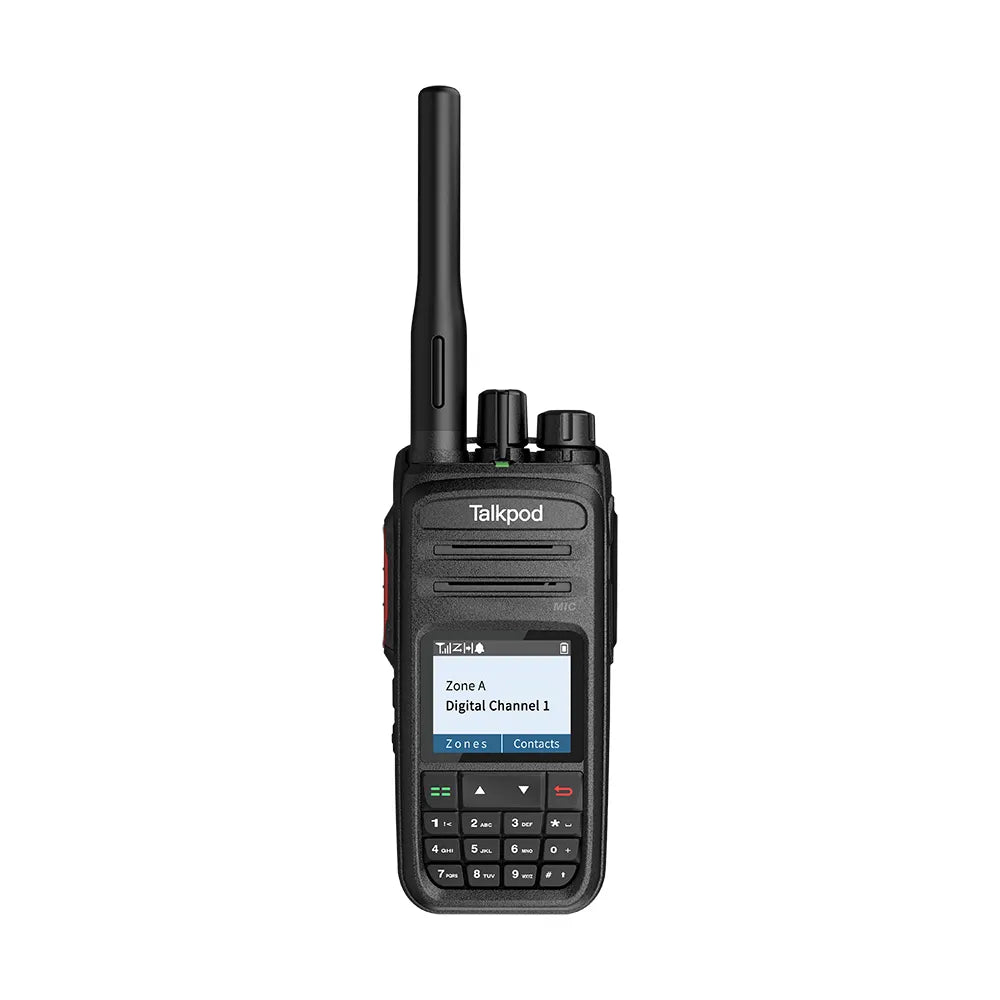 TALKPOD® D57 DMR UHF FULL KEYPAD DIGITAL PORTABLE RADIO UHF WITH 1.7 I