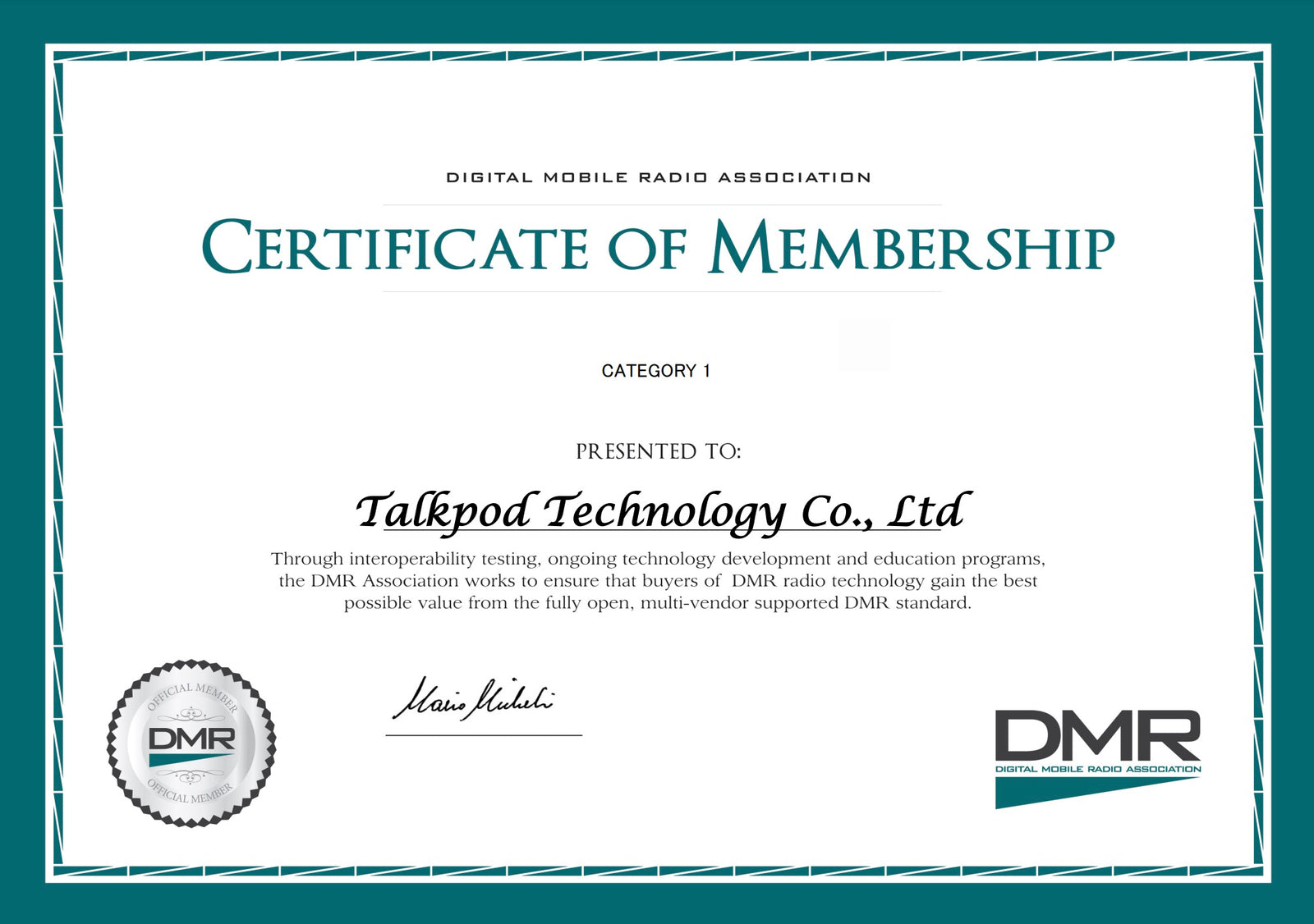 What is DMR?