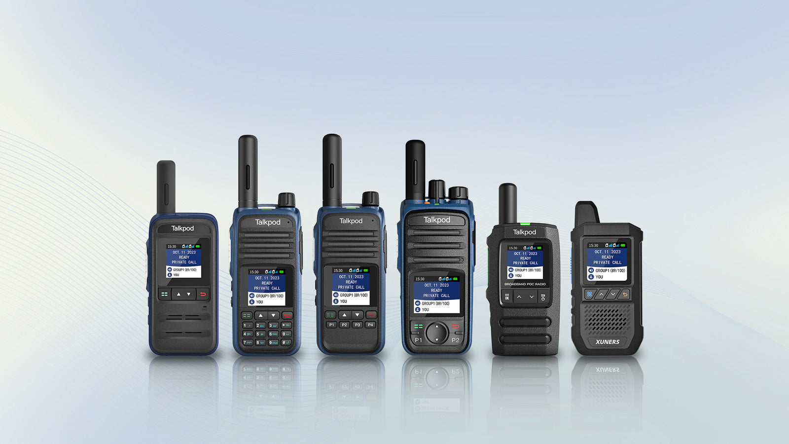 TALKPOD® PoC N55 PUSH-TO-TALK TWO WAY RADIO WITH LCD DISPALY AND 6-KEY